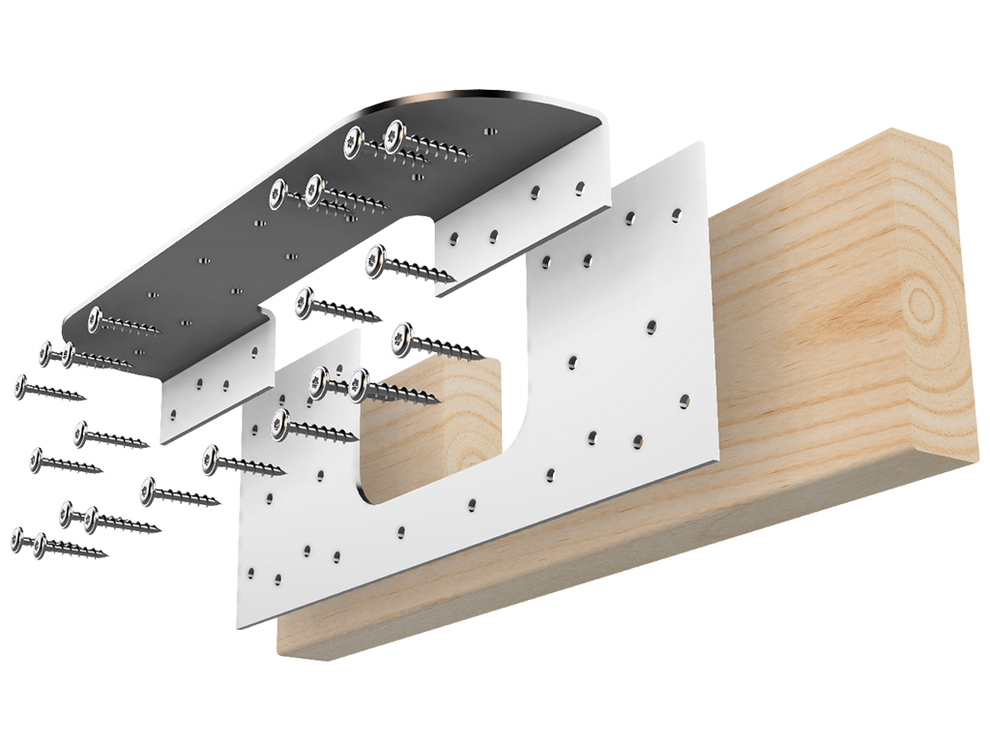 Floor Joist Notch Repair Kit - 2x6 – Nolan Structural Products