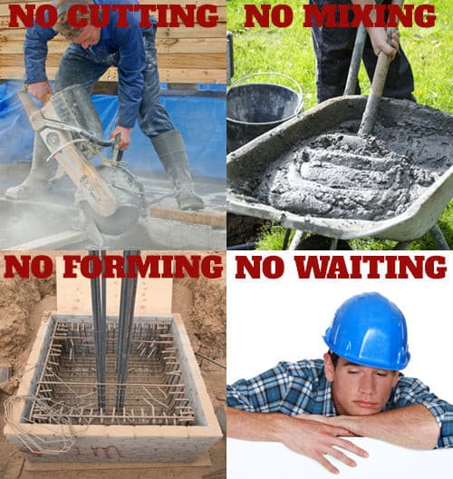 Insta-Footing - 12x12" Plate – Nolan Structural Products