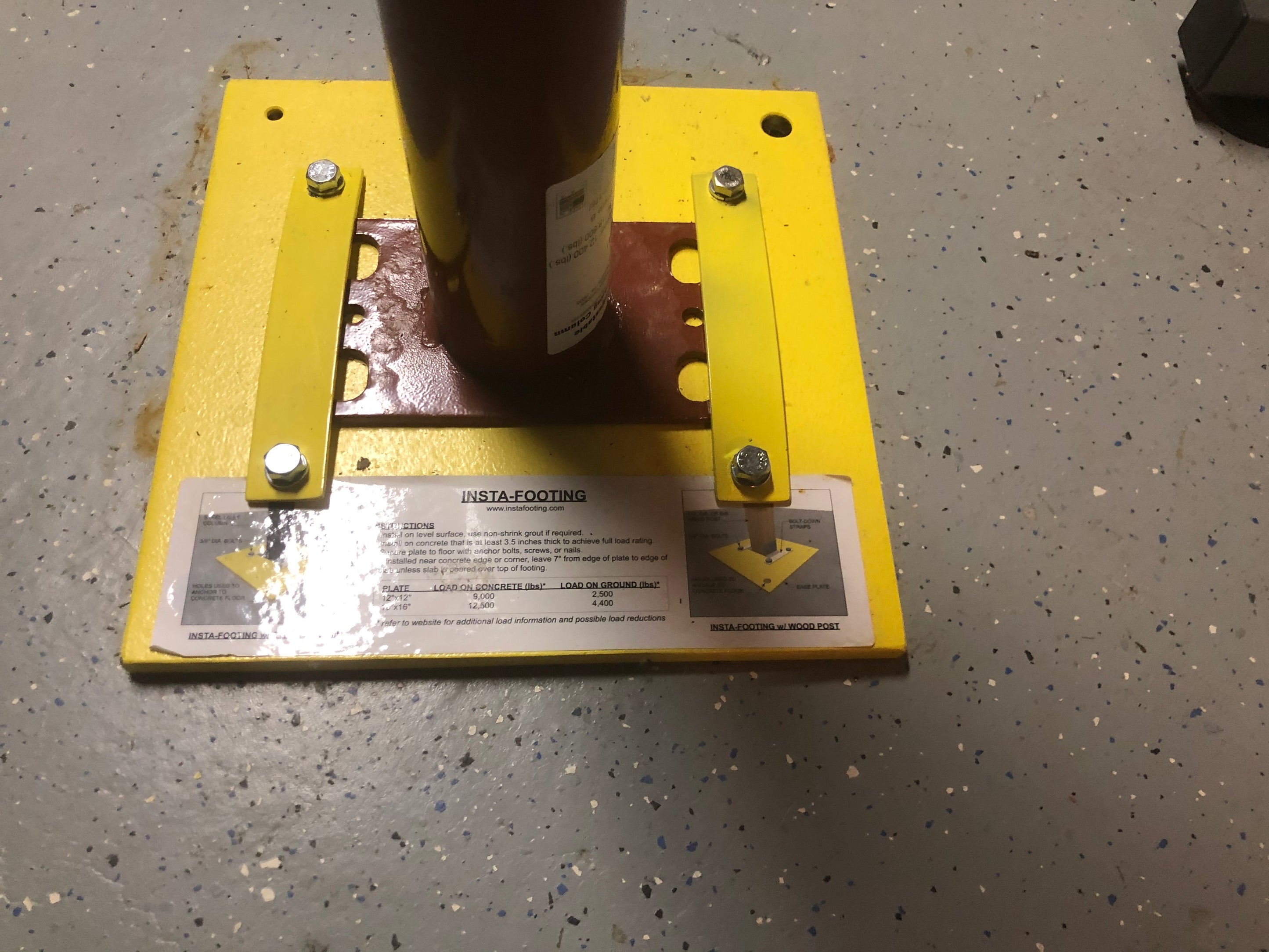 Insta-Footing - 16x16" Plate – Nolan Structural Products